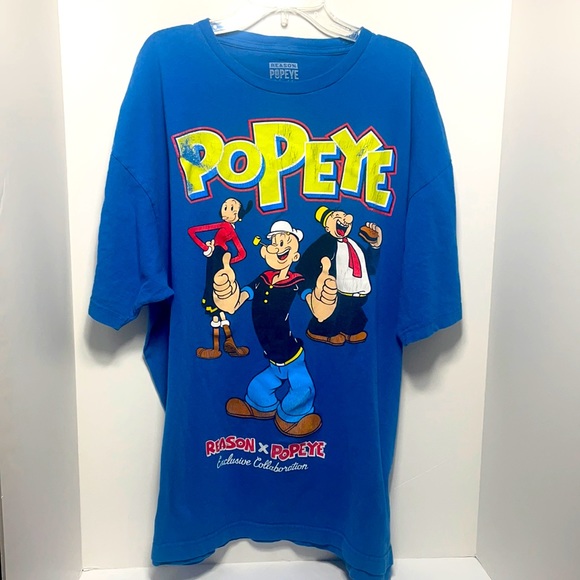 Reason | Shirts | Popeye Reason Popeye Exclusive Collaboration T Shirt Mens 4x | Poshmark